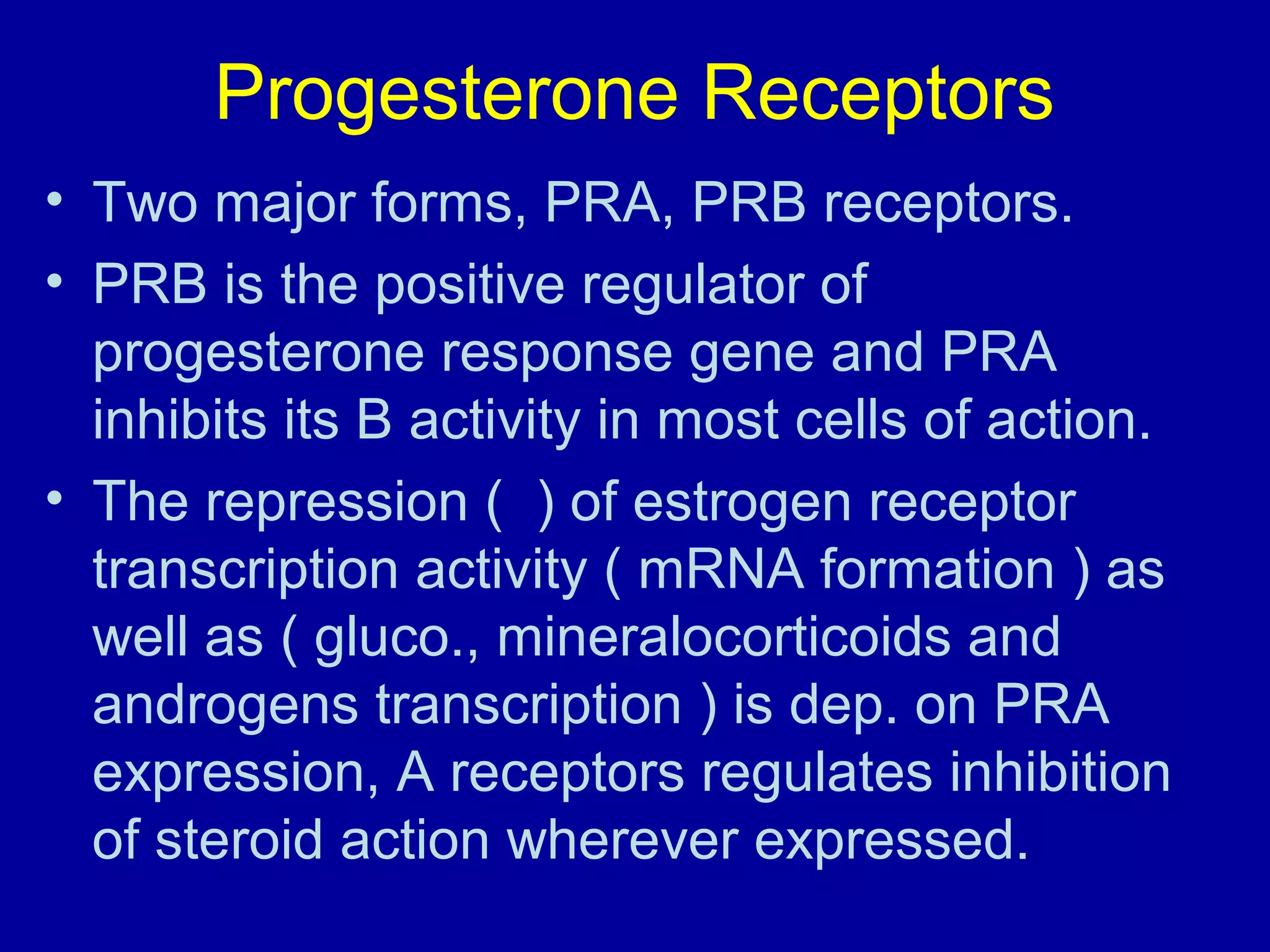 Progesterone, new values in clinical practice | PPT