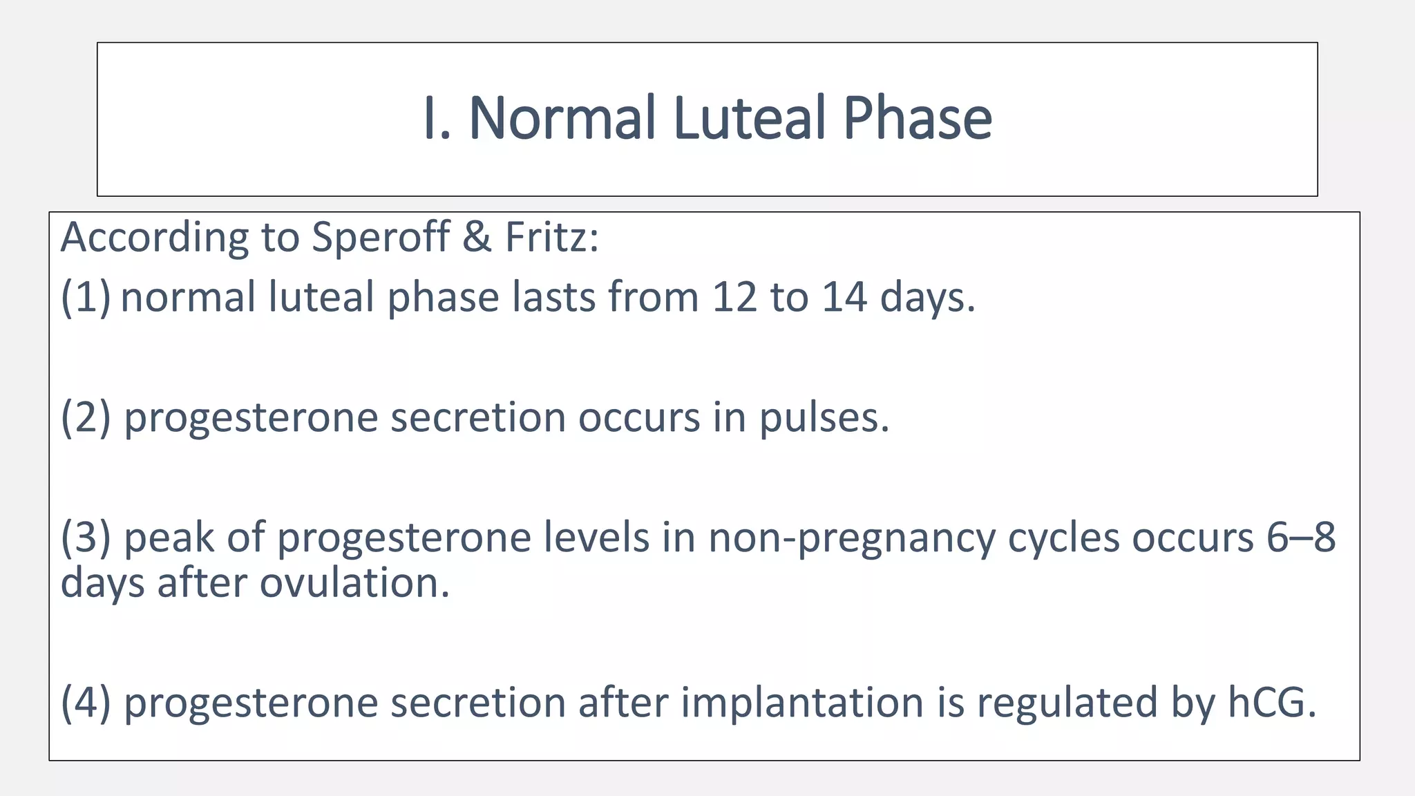 Progesterone and reproduction: Concepts | PPTX