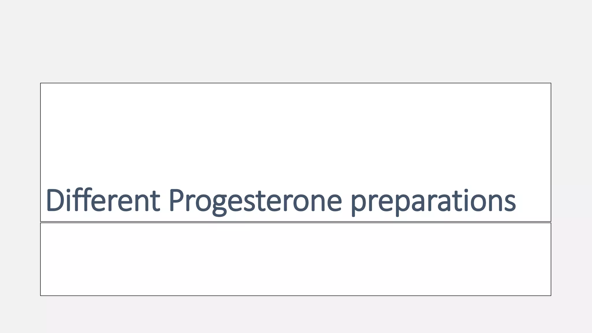 Progesterone and reproduction: Concepts | PPTX