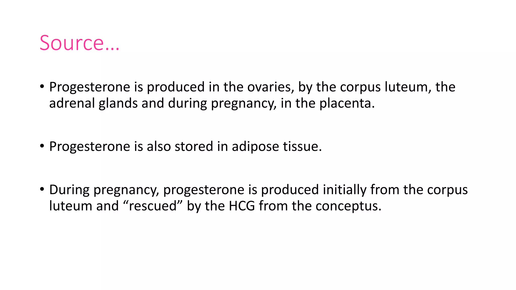 Progesterone in gynecology | PPTX
