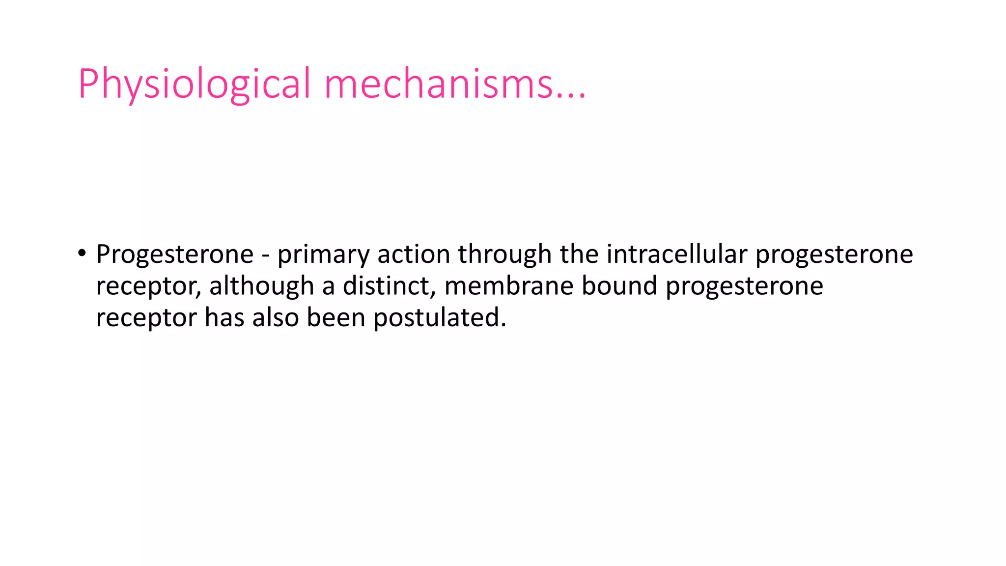 Progesterone in gynecology | PPTX