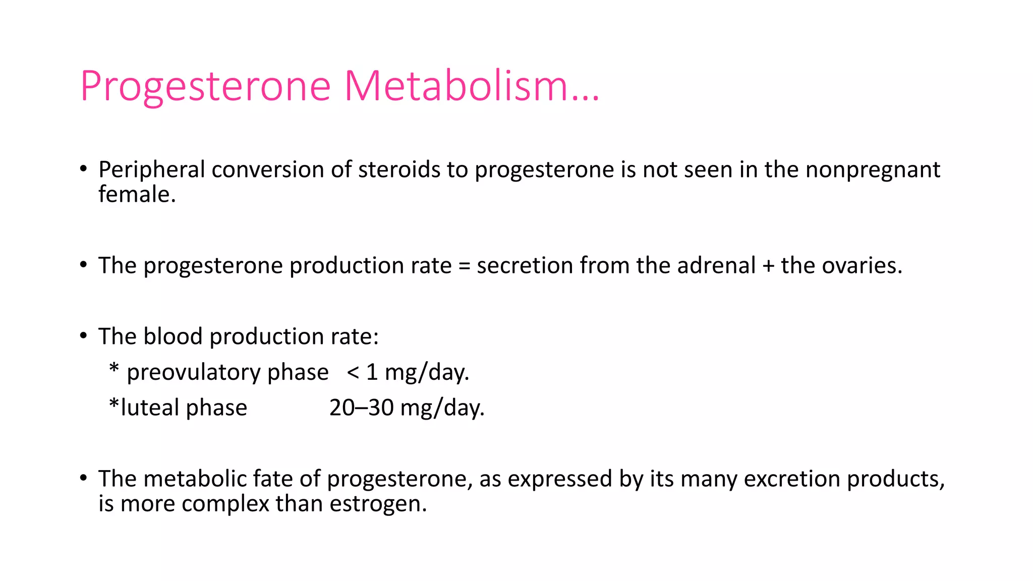 Progesterone in gynecology | PPTX