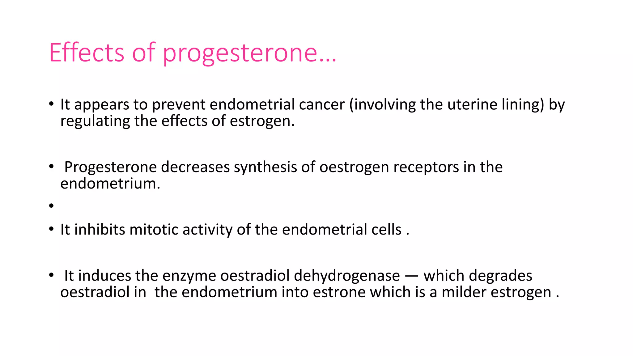 Progesterone in gynecology | PPTX