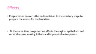 Progesterone in gynecology | PPTX