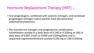 Progesterone in gynecology | PPTX