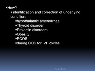 Therapeutic uses of Progestagen in infertility and IVF | PPT