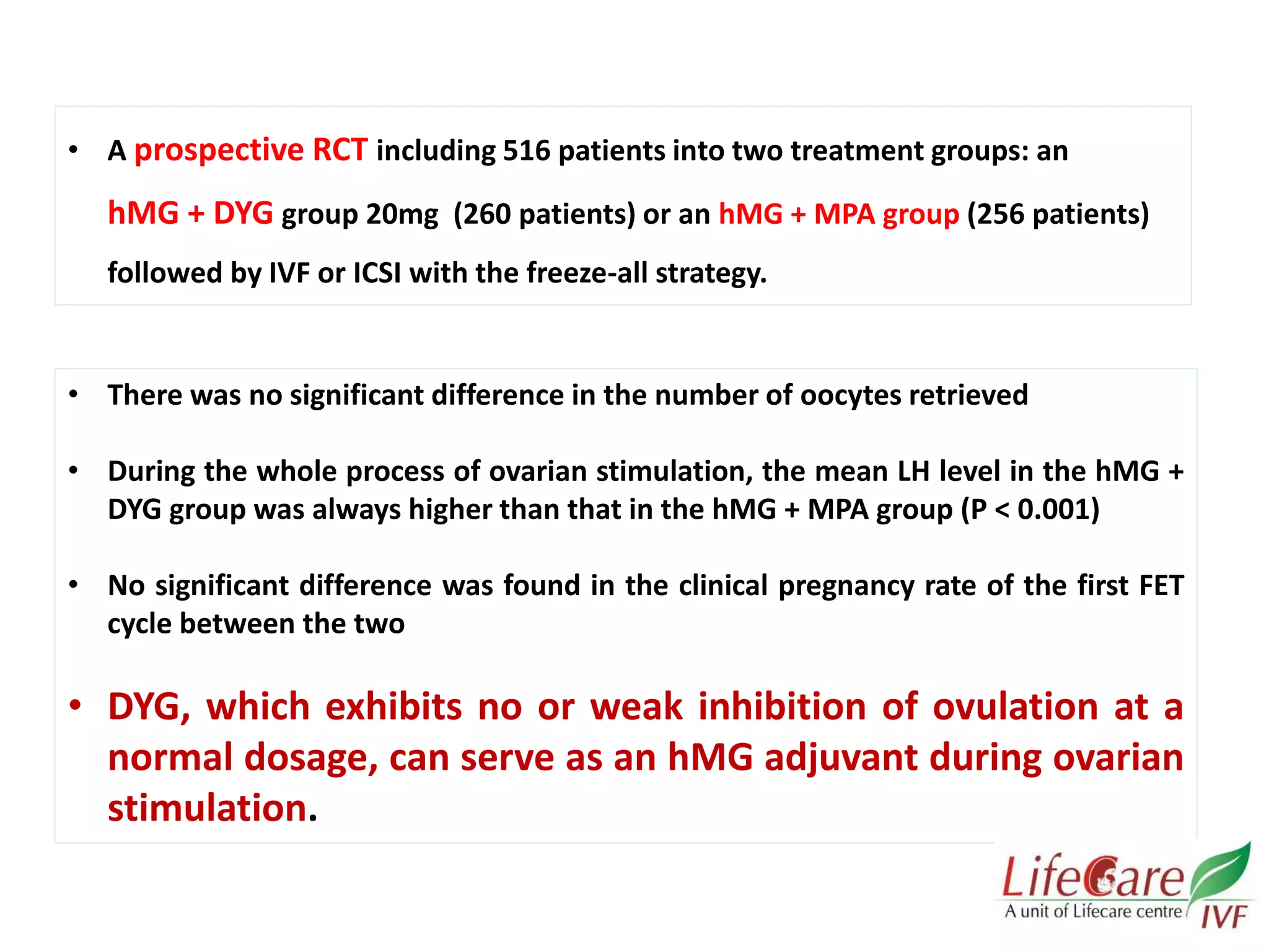 Progestin-primed ovarian stimulation (PPOS) is a NEW DAWN in ovarian ...