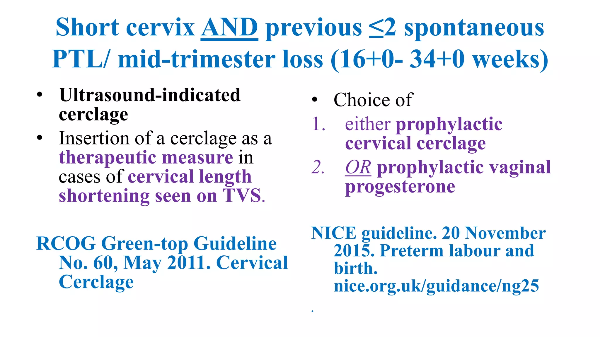 Role of Progesterone in Preterm Labour | PPTX