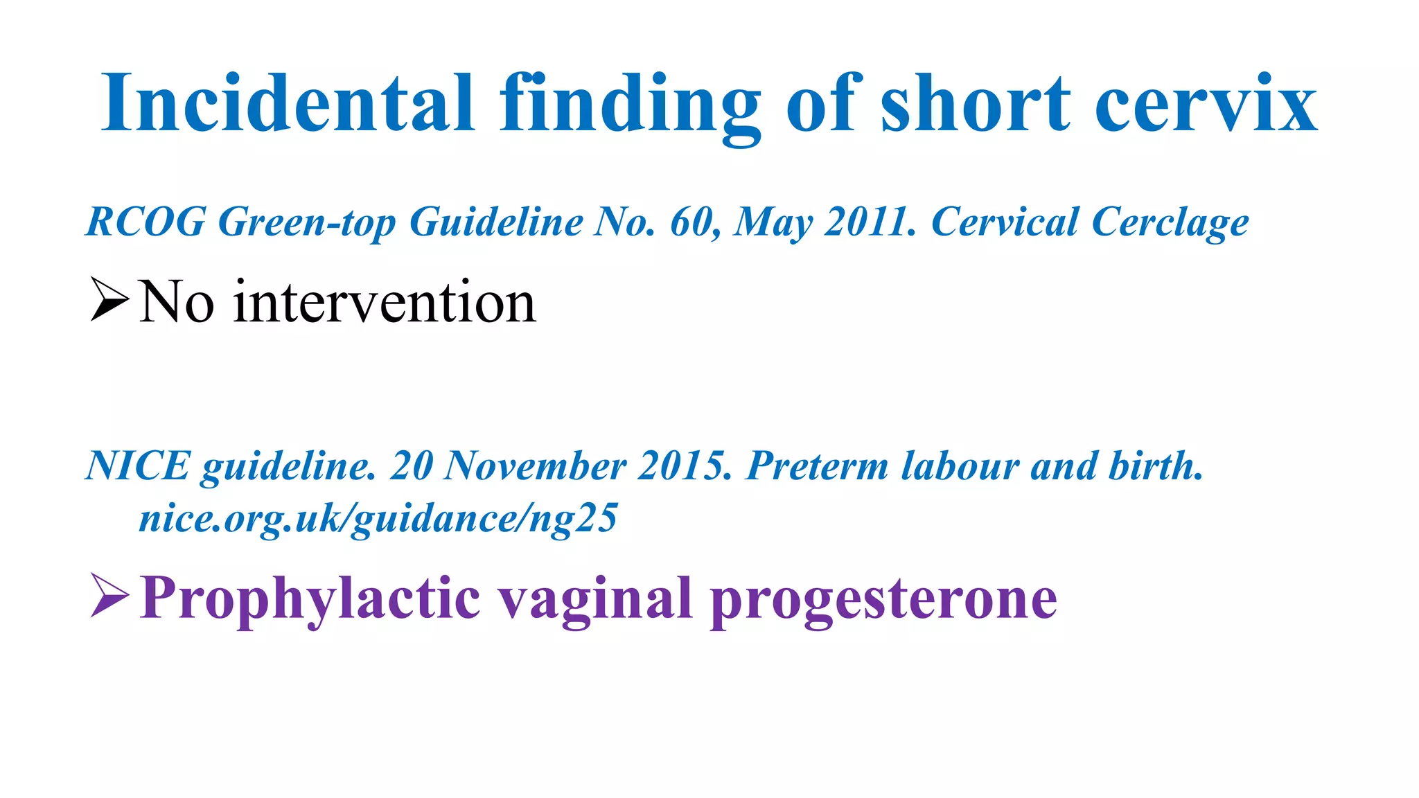 Role of Progesterone in Preterm Labour | PPTX