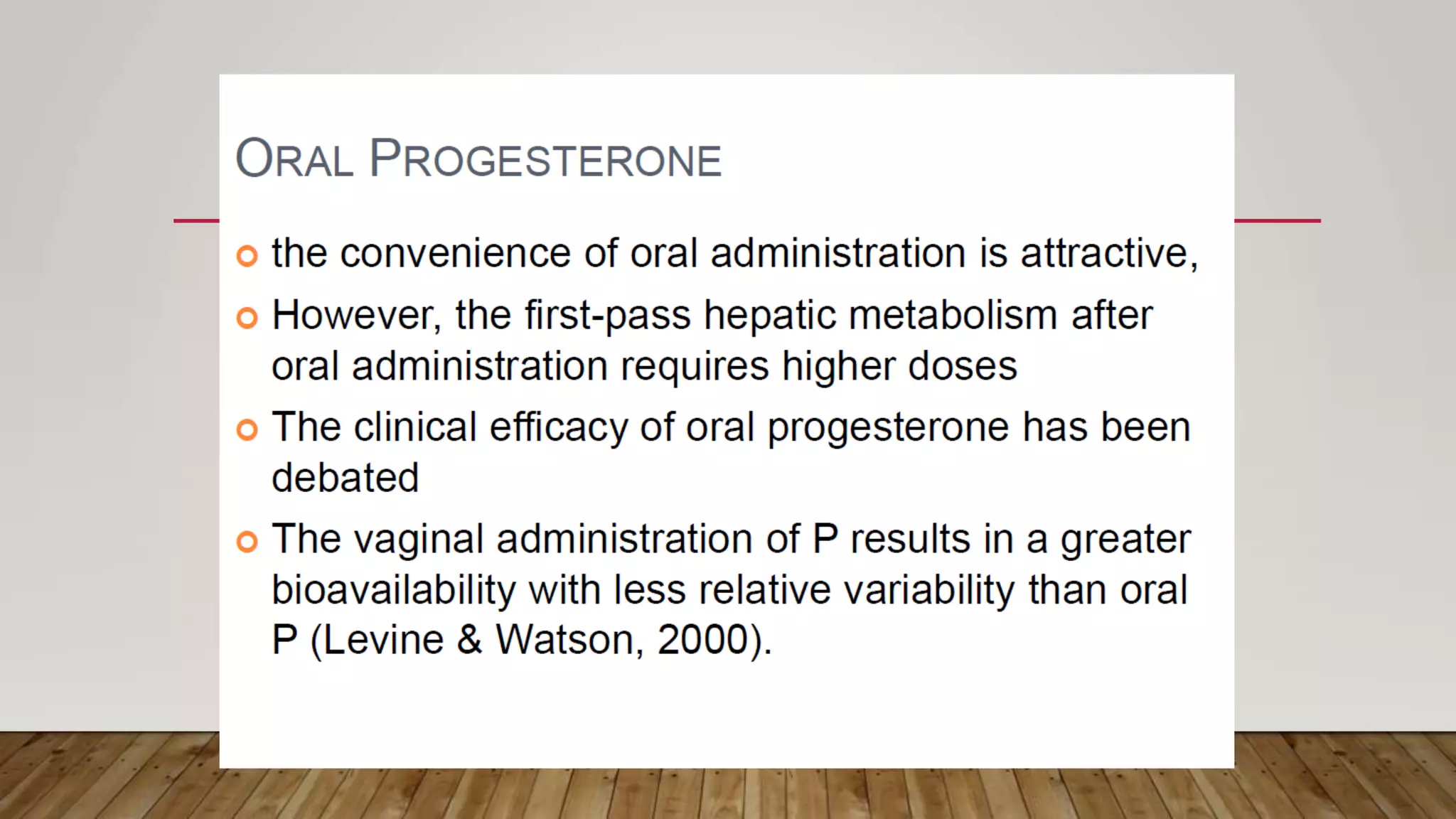 Progesterones role as luteal phase support in art cycles | PPT
