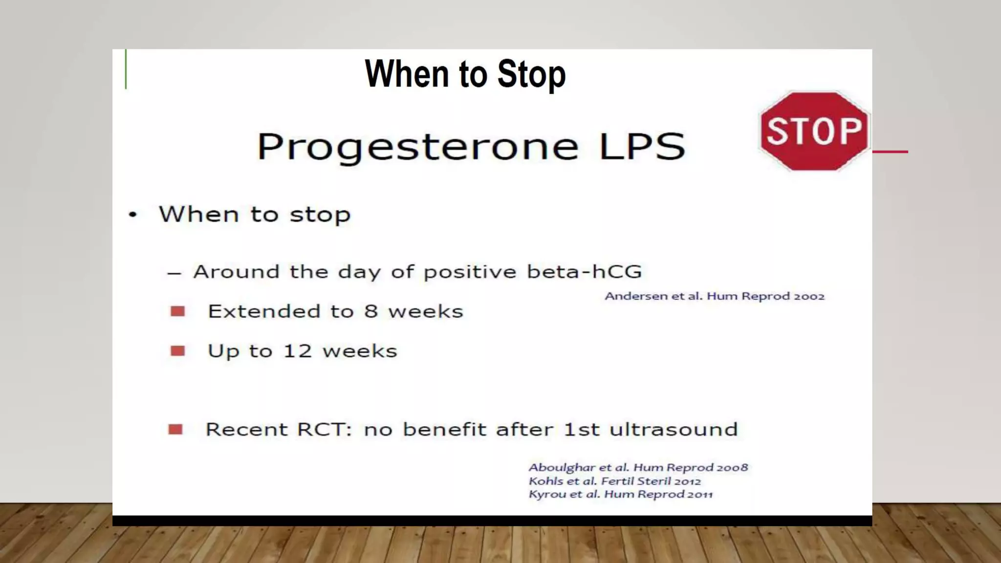 Progesterones role as luteal phase support in art cycles | PPT