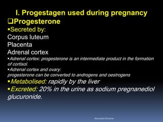 Progestogens in obstetrics: Which type and route???? | PPT