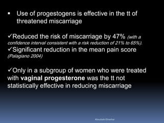 Progestogens in obstetrics: Which type and route???? | PDF