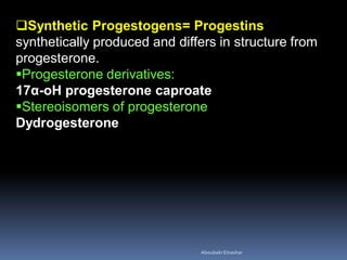 Progestogens in obstetrics: Which type and route???? | PPT