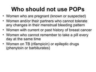 Modern Family Planning methods- oral contraceptives | PPT