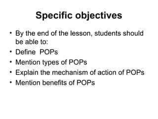 Modern Family Planning methods- oral contraceptives | PPT