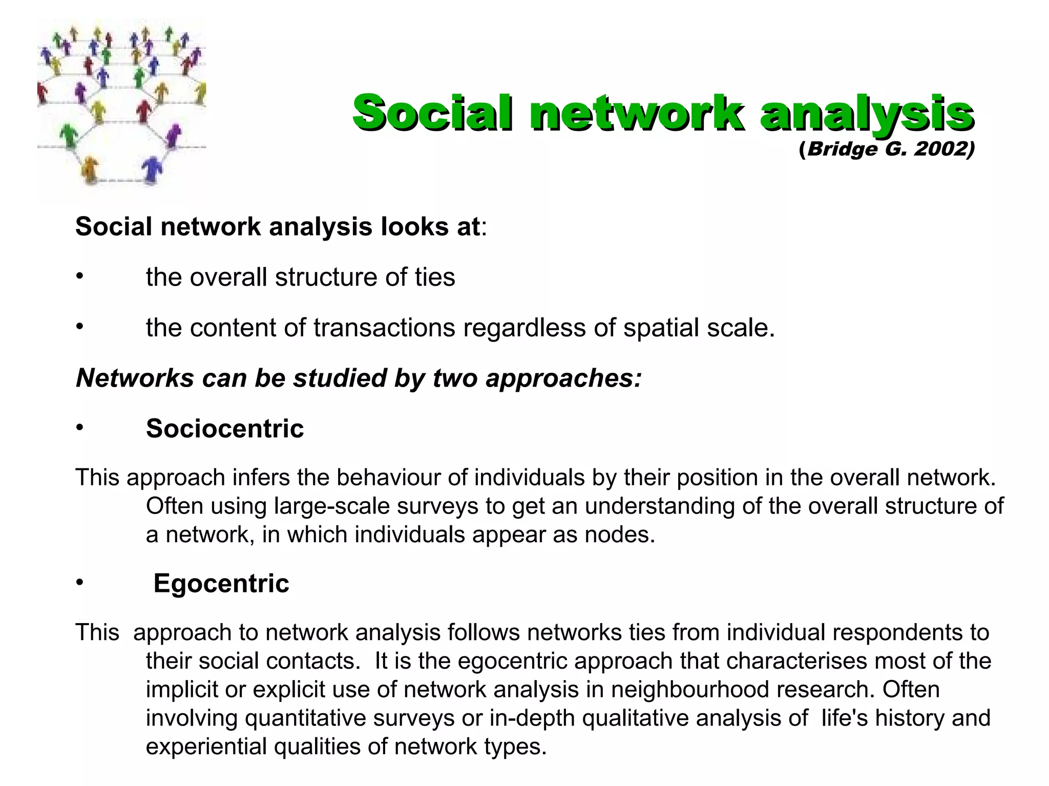 Neighborhood and Sense of Community | PDF