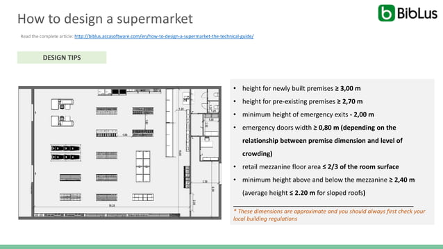 How to design a supermarket, the technical guide | PDF