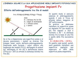 Progettazione pannelli Fotovoltaici | PPT
