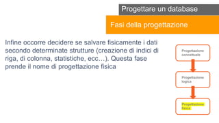 Progettazione di un database relazionale | PPTX