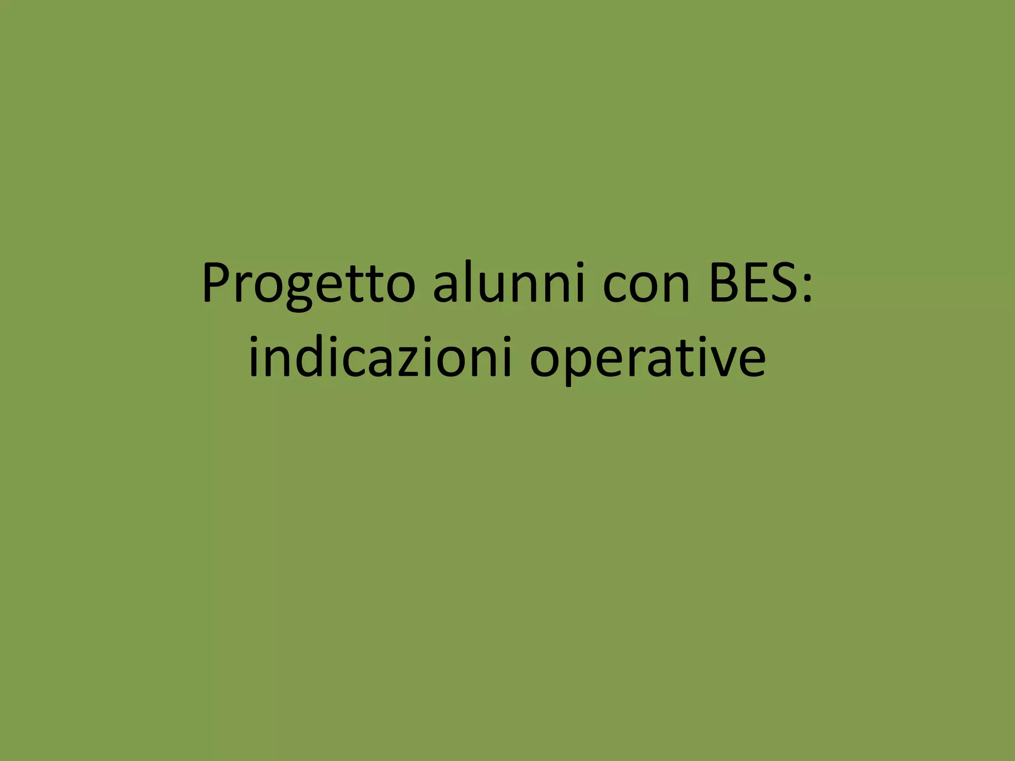 Progetti alunni con bes dsa e altri disturbi | PPT