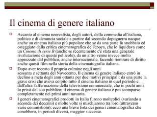 Il cinema italiana | PPT