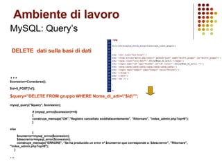 Progetto di Basi di Dati | PPT | Databases | Computer Software and ...