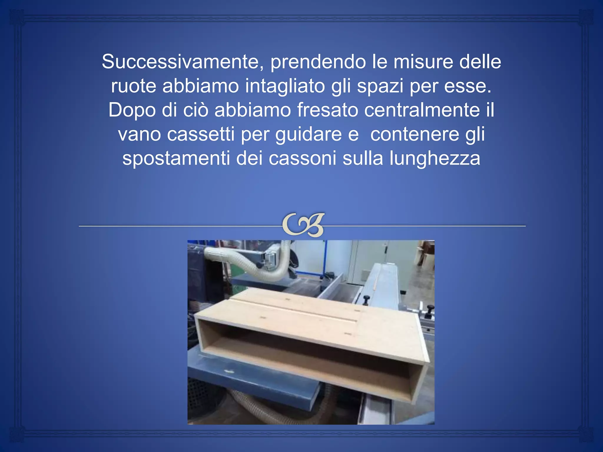 Progetto cassettiera miki idis spara | PPT