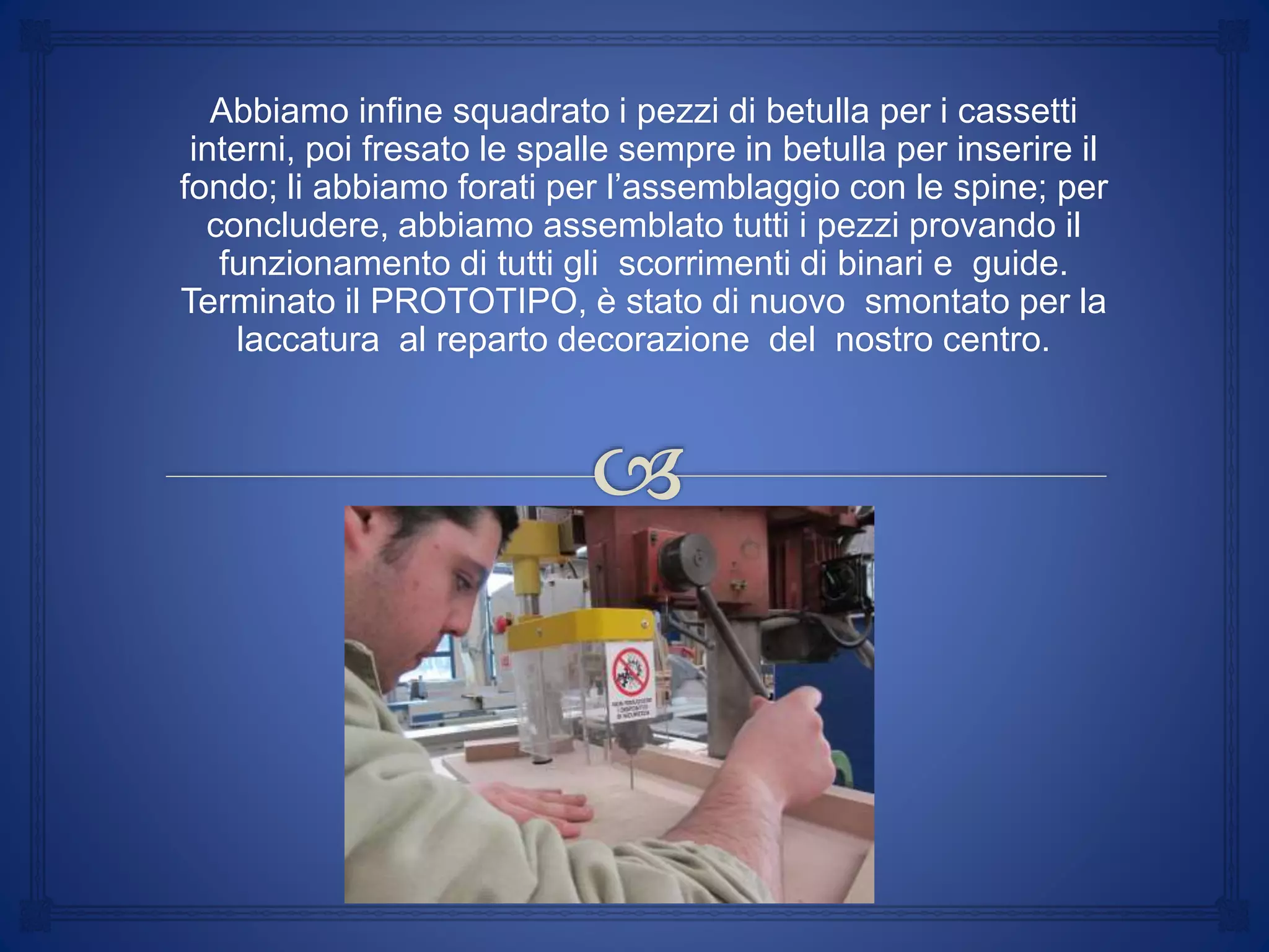 Progetto cassettiera miki idis spara | PPT