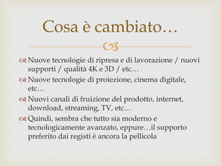 Progetto Cinema - Cinema project | PPT