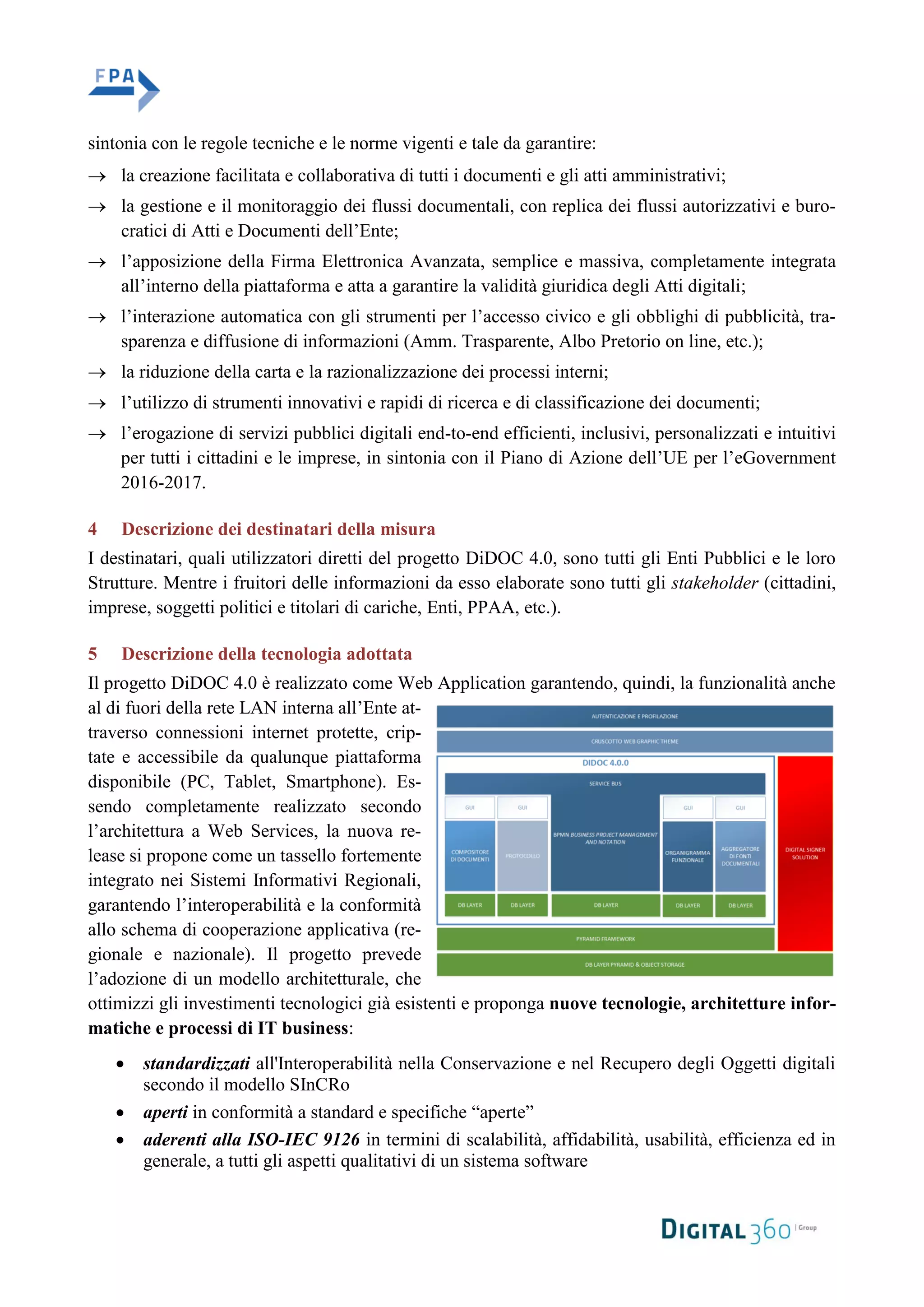 Progetto DiDOC 4.0 - ForumPA 2017 | PDF