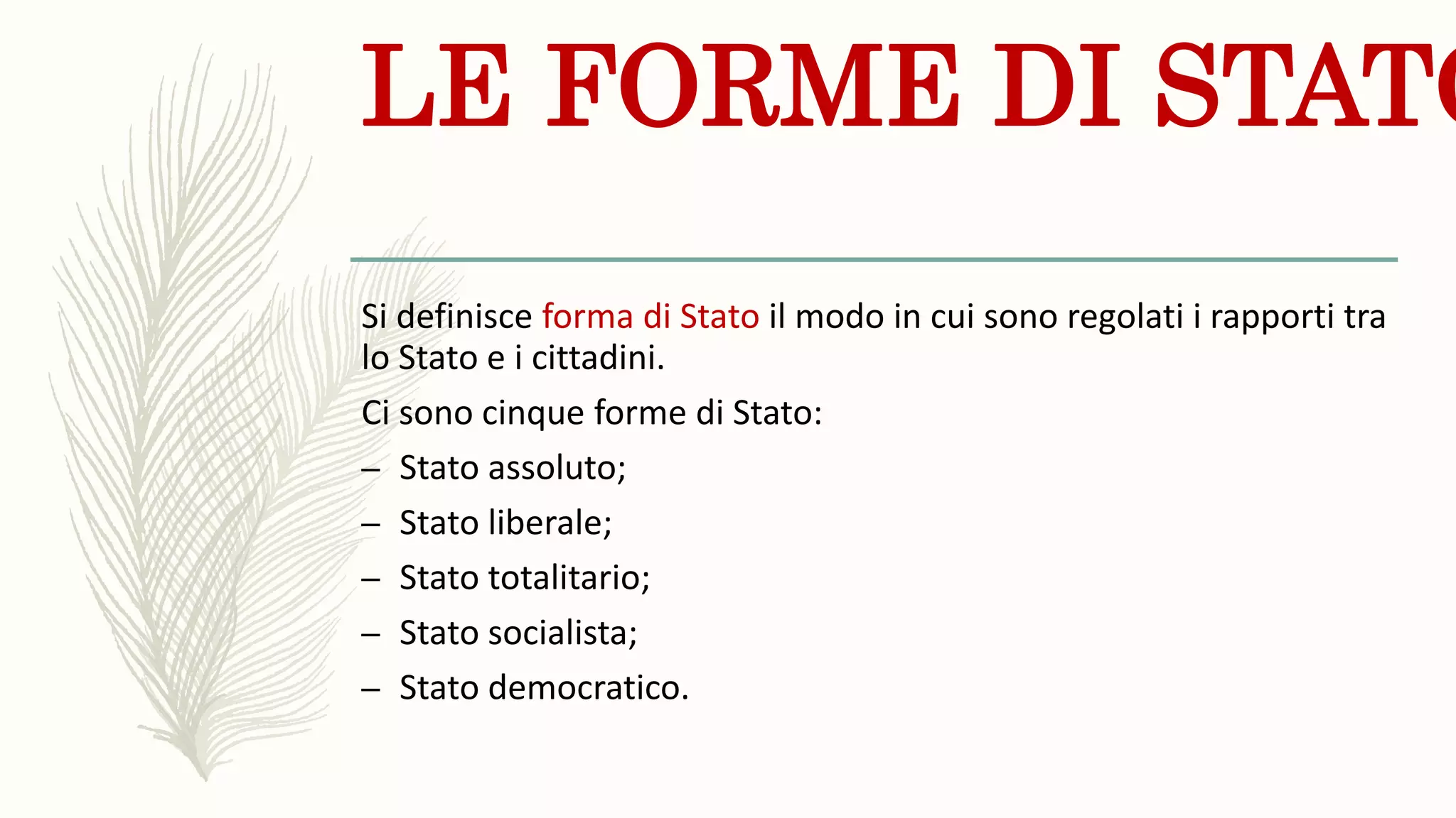 Lo Stato e i suoi elementi costitutivi | PPT