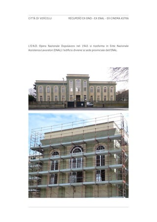 Progetto ex enal | PDF