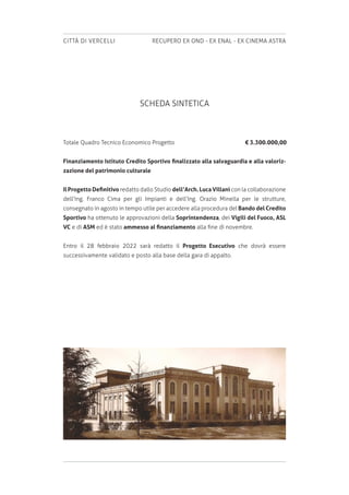 Progetto ex enal | PDF