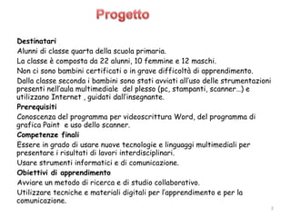 Progetto Laboratorio Multimediale | PPT