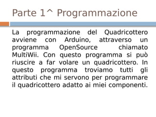 Progetto quadricottero 1 | PDF