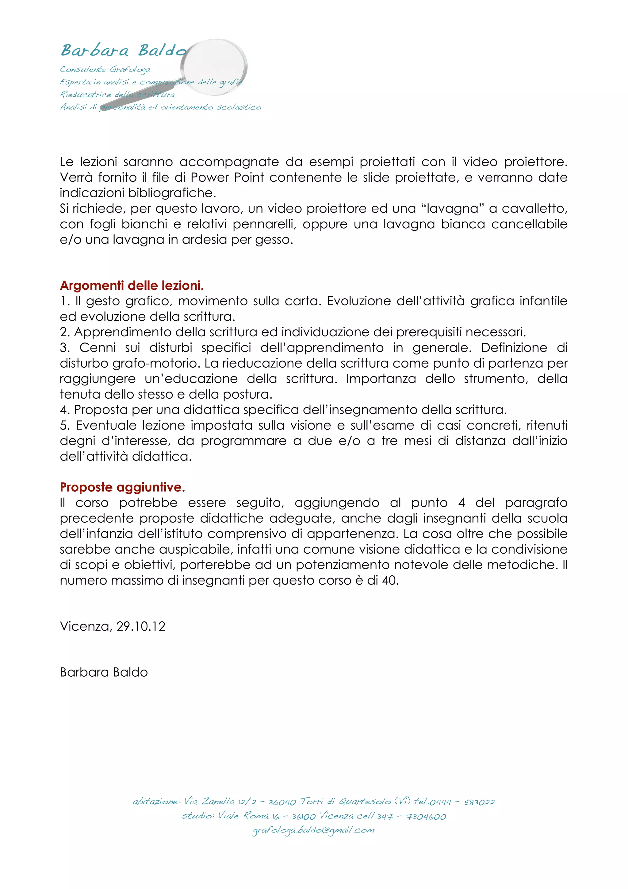 Progetto scuola primaria | PDF