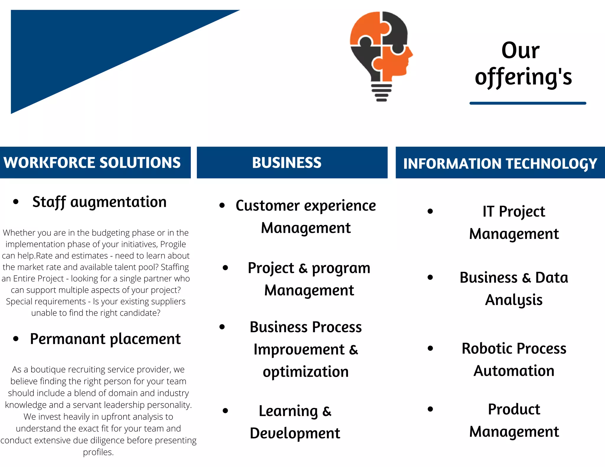 Progile Tech brochure | PDF | Business | Business and Finance