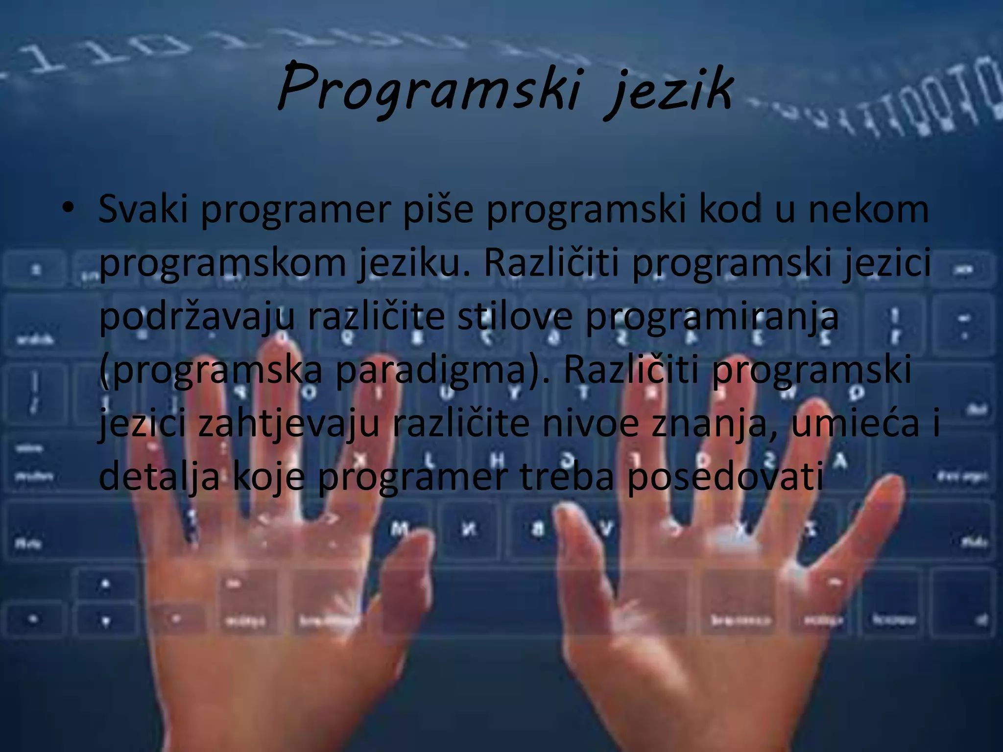 Programer Ivan Stolic VII3 | PPTX