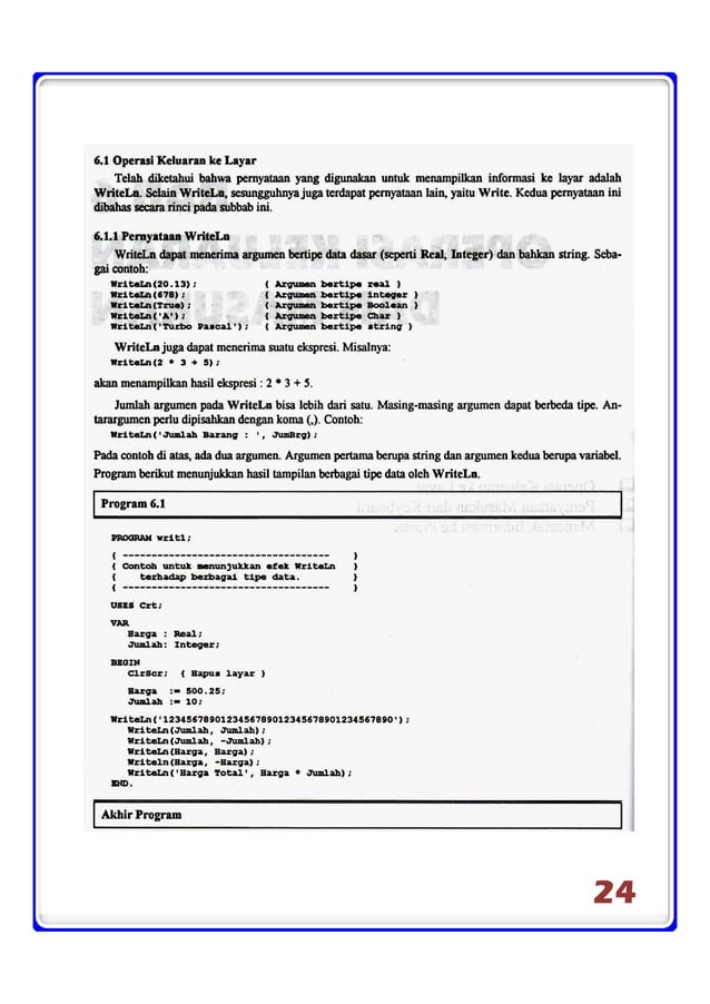 Prog komp - turbo pascal | PDF