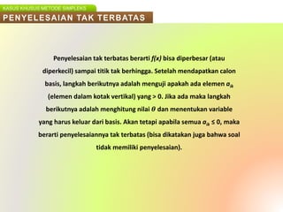 kasus khusus metode simpleks program linear.pptx
