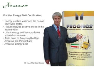 BioDisc Positive Energy Field Certification | PDF