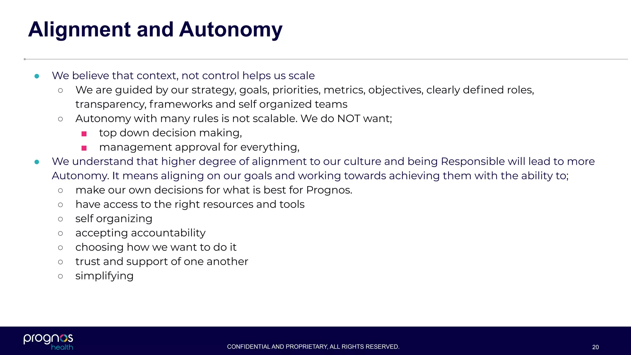 Prognos Health Culture Guide 2020 | PDF | Business Administration ...