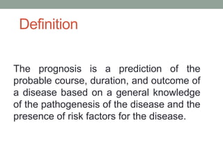 Prognosis | PPTX