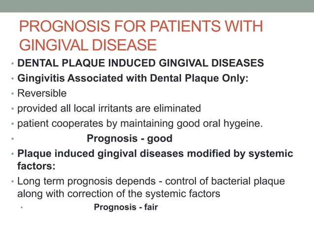 Prognosis | PPTX | Dental Health | Diseases and Conditions