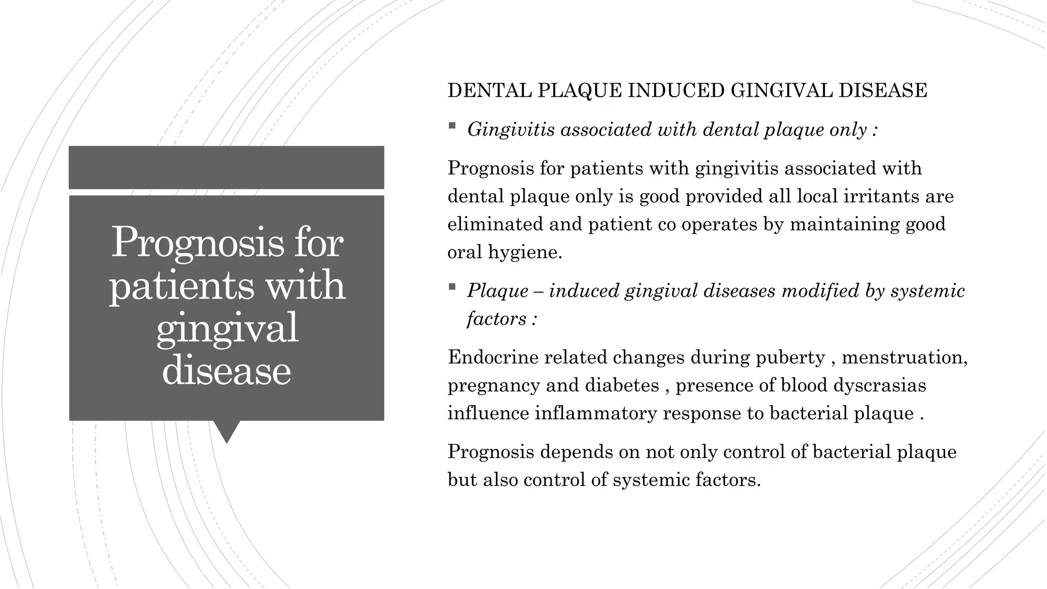 PROGNOSIS in periodontium in periodontics | PPTX