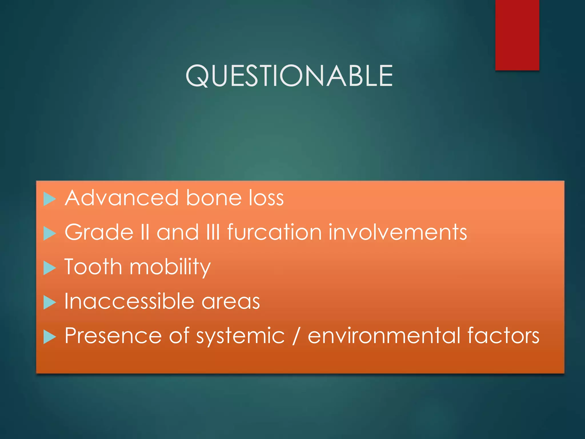 Prognosis in periodontics | PPTX