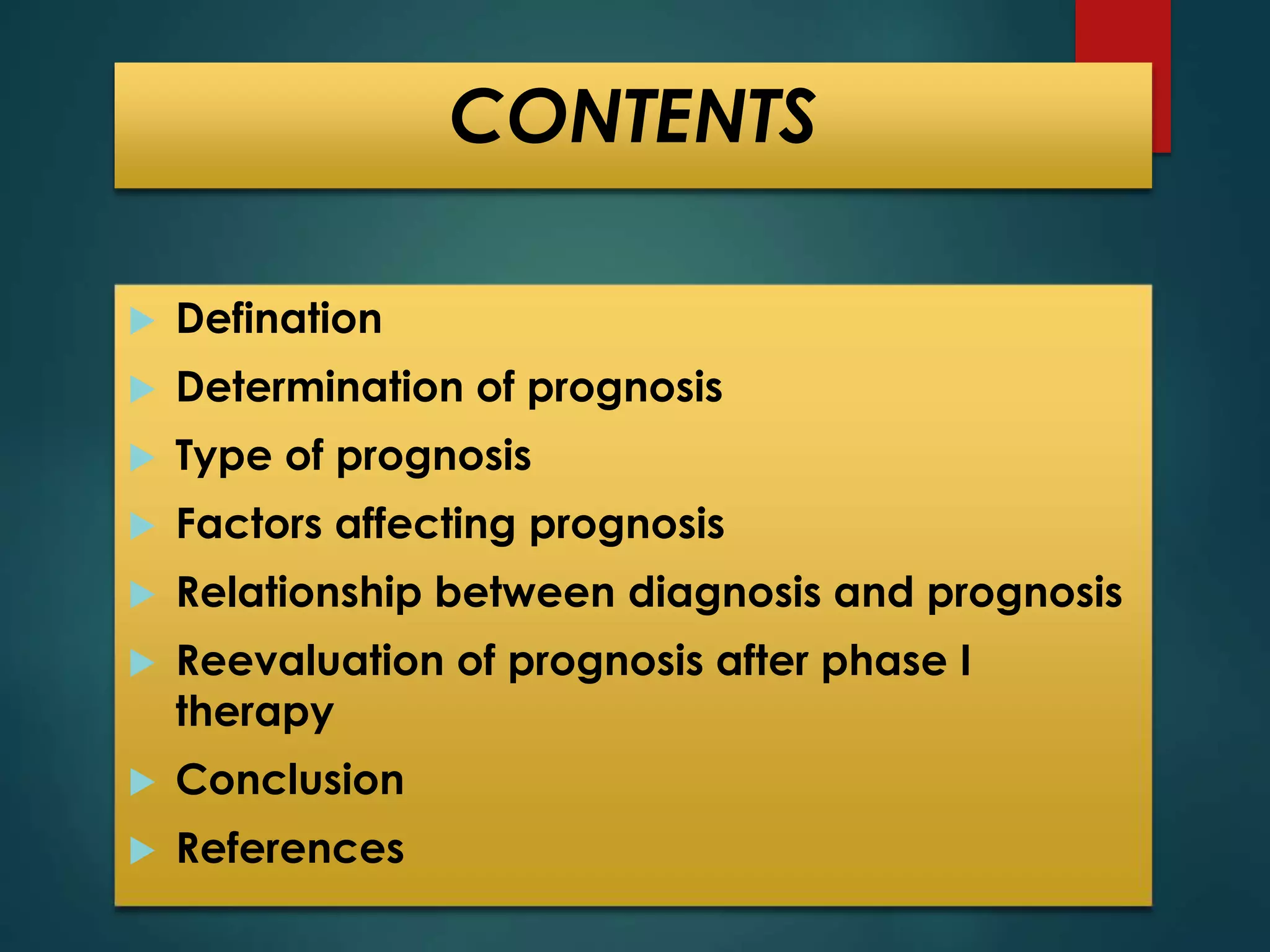 Prognosis in periodontics | PPTX