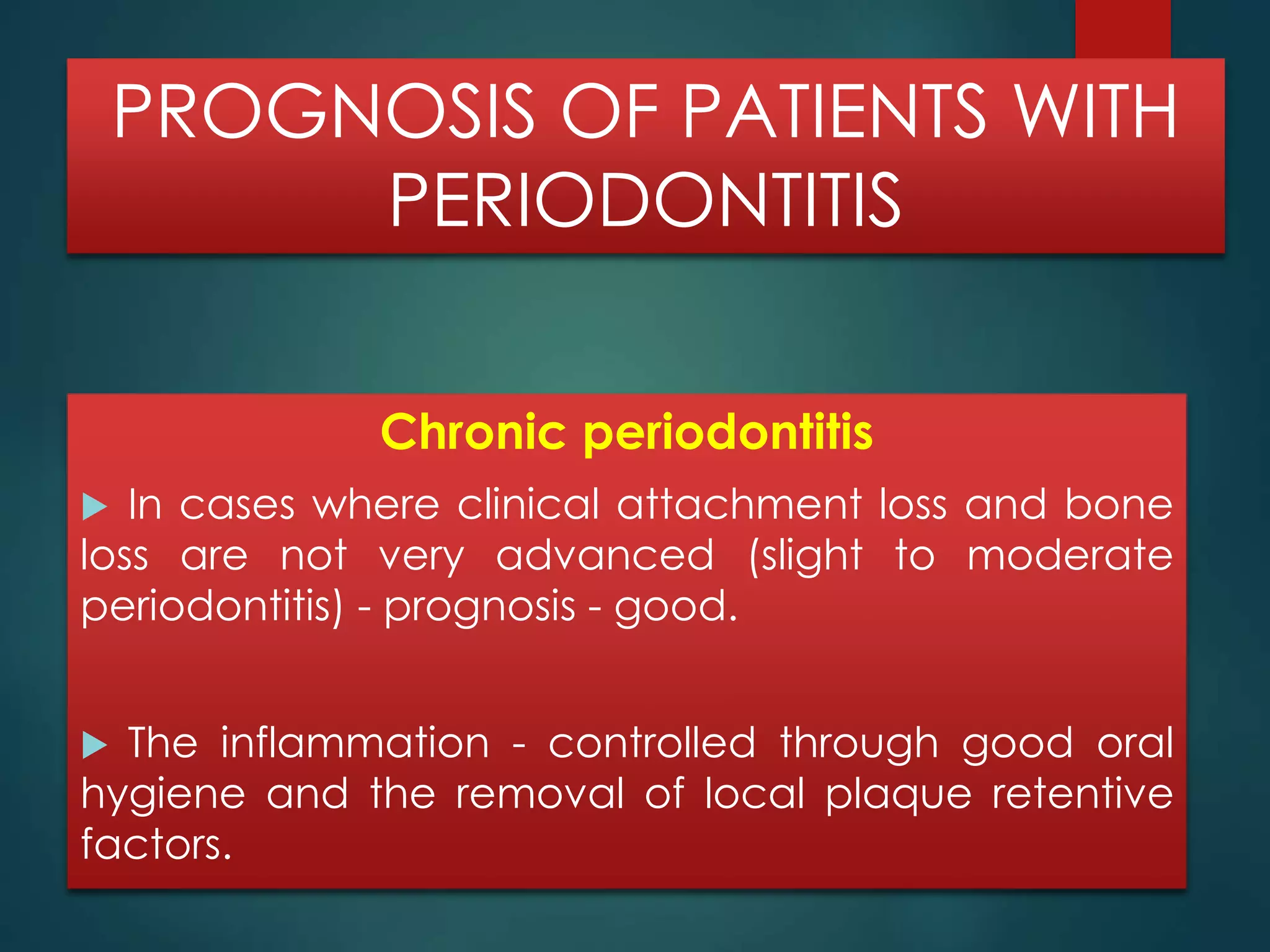 Prognosis in periodontics | PPTX
