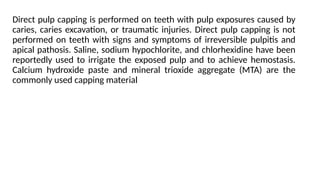 prognostic factor for direct pulp capping.pptx